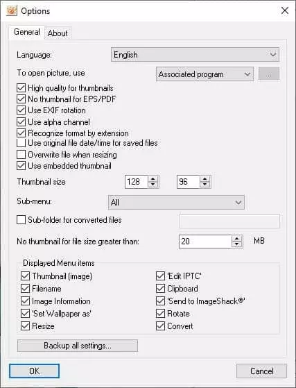 XnShell seçenekleri