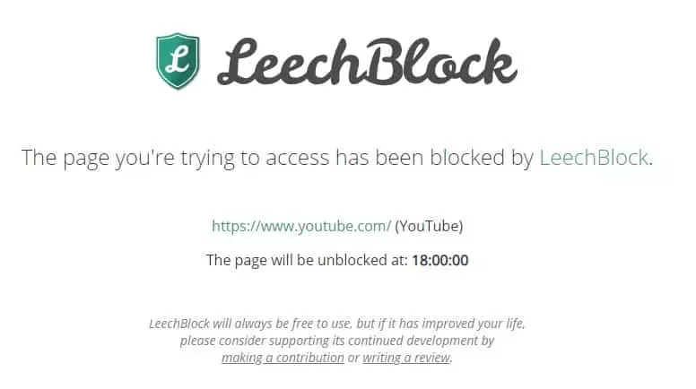 Shtesa Leechbolck NG për Chrome