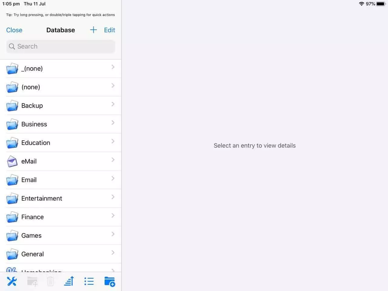 Strongbox Password Safe er ókeypis, opinn KeePass viðskiptavinur fyrir iOS