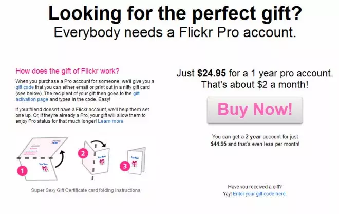 flickr gave