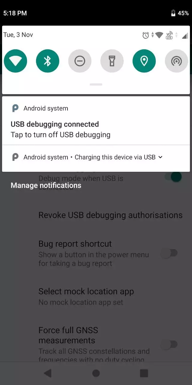 nyambungake telpon Android menyang komputer