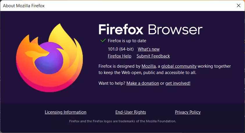 firefox 101 julkaisu