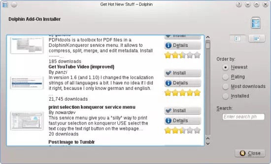 Советы и подсказки KDE Dolphin 14565_4