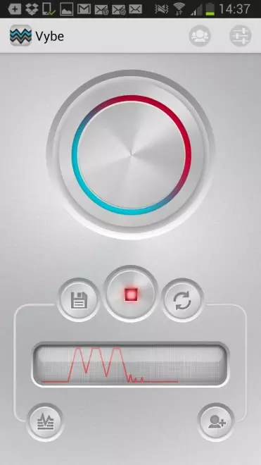 Snímek obrazovky vlastních vibrací pro Android