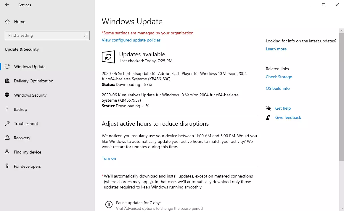 Windows säkerhetsuppdatering juni 2020