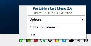 Letšoao la terei ea Portable Start Menu