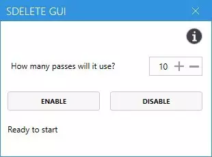 SDDelete GUI