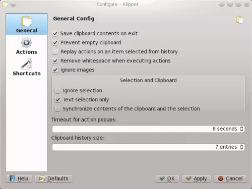 Gamitin ang KDE 4.5 Clipboard 15185_2