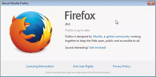 Firefox 26 רעצענזיע