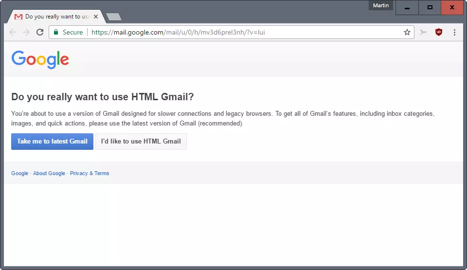 gmail grundläggande html