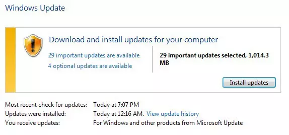 windows updates May 2014