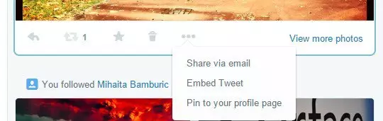 pin to profile twitter