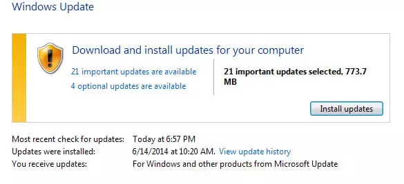 Microsofti turvavärskendused juuli 2014