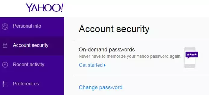 Yahoo On-Demand Passwords mejora la seguridad para algunos usuarios