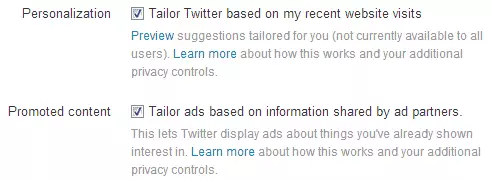 Comment désactiver les publicités personnalisées et la personnalisation sur Twitter