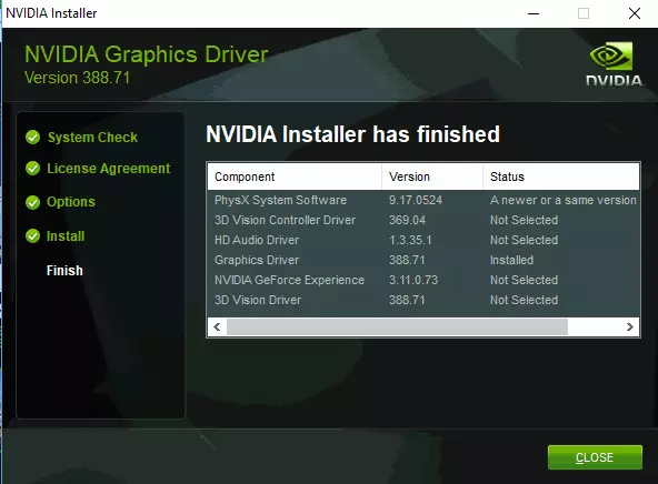 nvidia grafische driver 388 71
