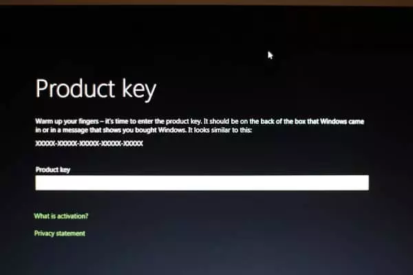 windows 8 samfurin key