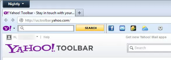 yahoo toolbar