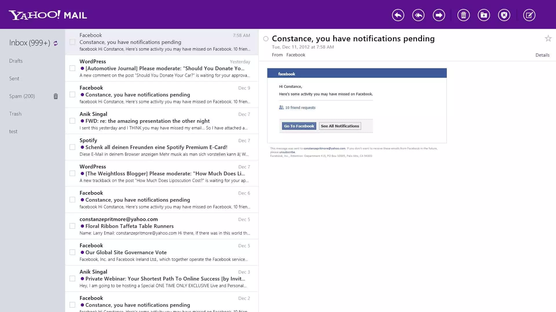 Yahoo! E-mailupdate voor alle platforms gelanceerd