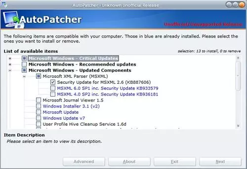 autopatcher updater