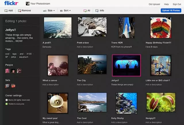 Flickr Hloov tshiab nqa nrawm dua HTML5 Powered Uploader