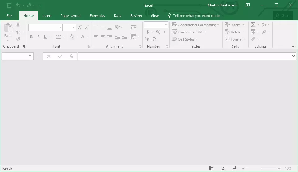 excel เอกสารเปล่า