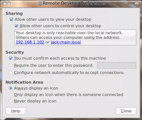 Conexão de desktop remoto Vinagre para Linux 15905_1