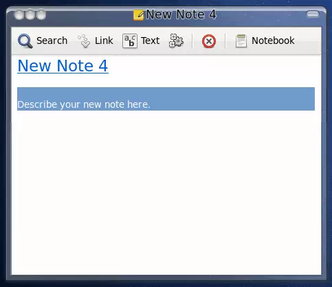 Gnote: Fedora 13 Notiz Tool 15938_2