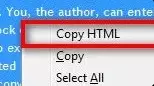 copy html