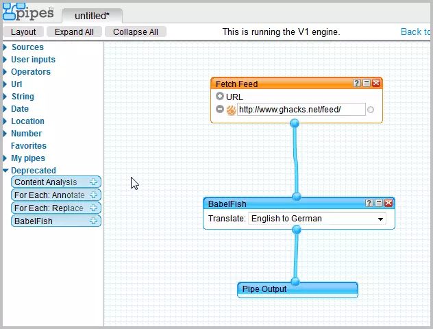 Comment traduire automatiquement les flux RSS avec Yahoo Pipes