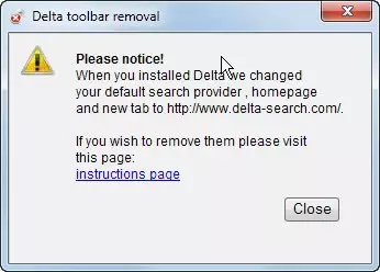 delta Toolbar kau