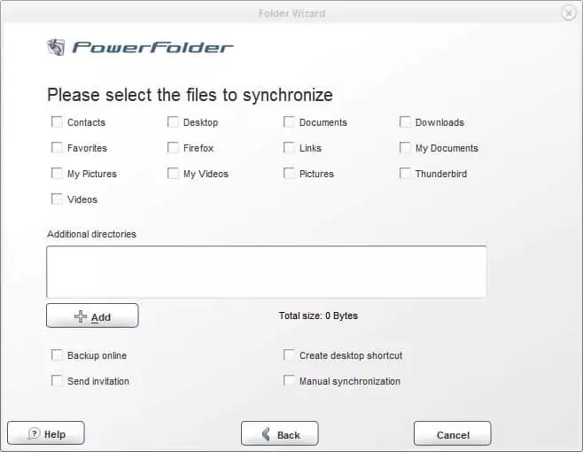 Ajiyayyen Da Fayil Sync Software PowerFolder 16090_2