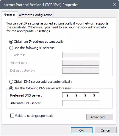 service dns quad9