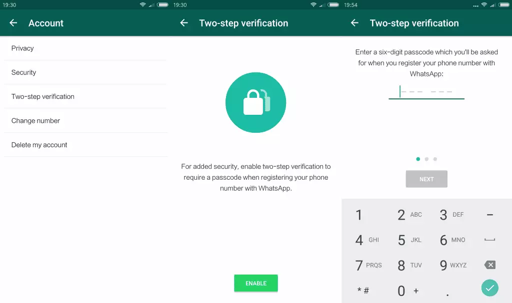 whatsapp nhanho mbiri verification