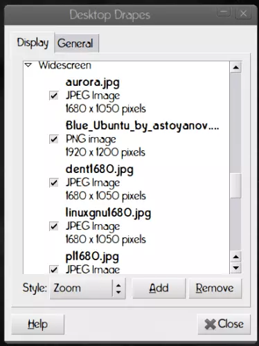 Desktop Drapes za GNOME 16373_2