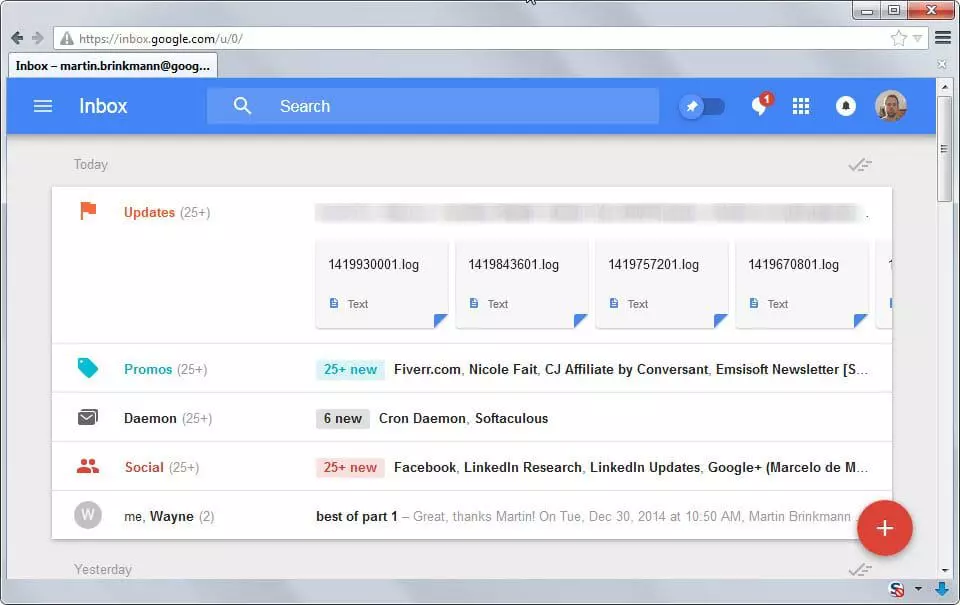 Google 終止 Google Inbox 服務