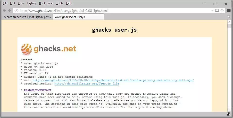 ghacks user.js