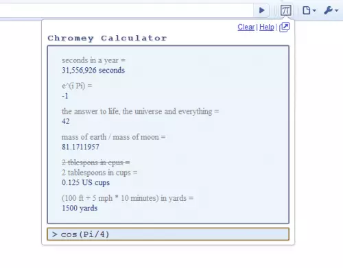 calculadora de google chrome