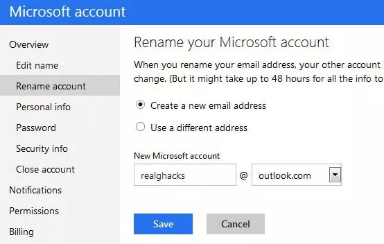 Comment renommer votre compte Microsoft