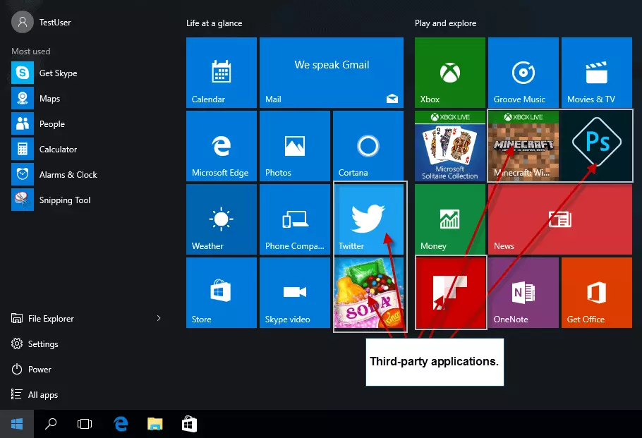 Windows 10 гуравдагч талын програмууд