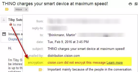 Bag-ong mga timailhan sa seguridad sa Gmail