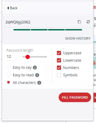 Generatore di password LastPass