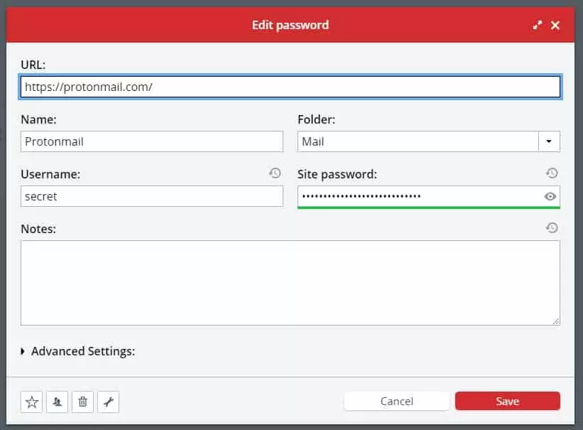 LastPass Password Manager - aggiungi un login