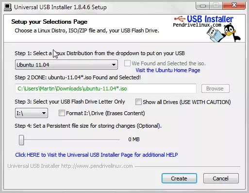 ubuntu Linux USBをインストールします