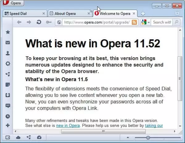 opera update