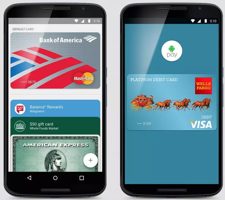 Android Pay ಮತ್ತು Google Wallet ಅಪ್ಡೇಟ್ US ನಲ್ಲಿ ಹೊರತರುತ್ತಿದೆ