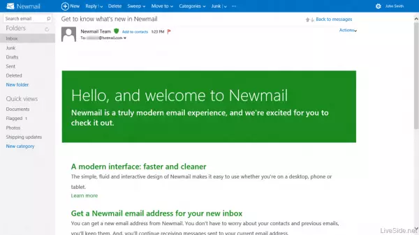 hotmail metrosini qayta loyihalash