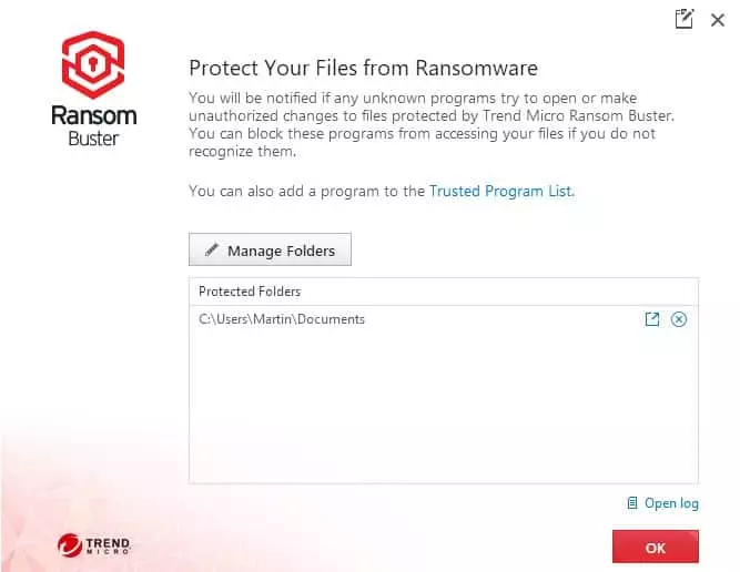 trendmicro ransom buster