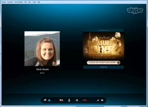 anuncios de conversas por skype