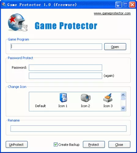 ゲームをパスワードで保護する